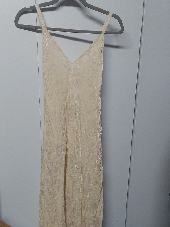Johnny Was | Dresses | Johnny Was Cream Lace Slip Dress With Spaghetti ...